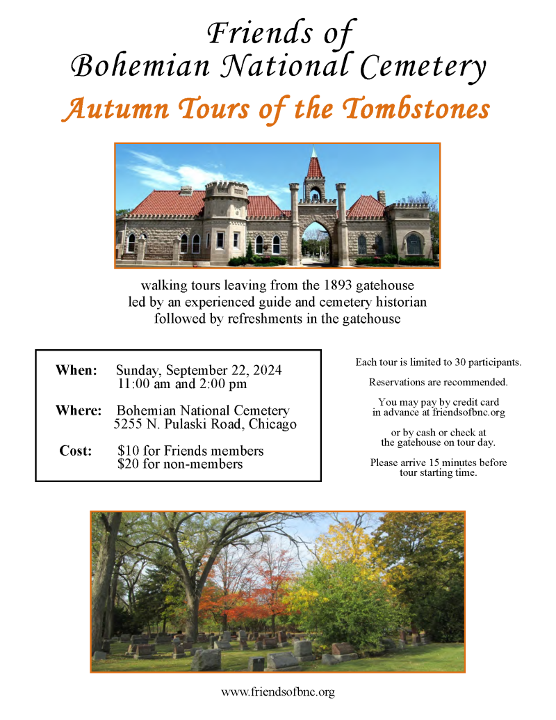 Friends of Bohemian National Cemetery - Upcoming Events